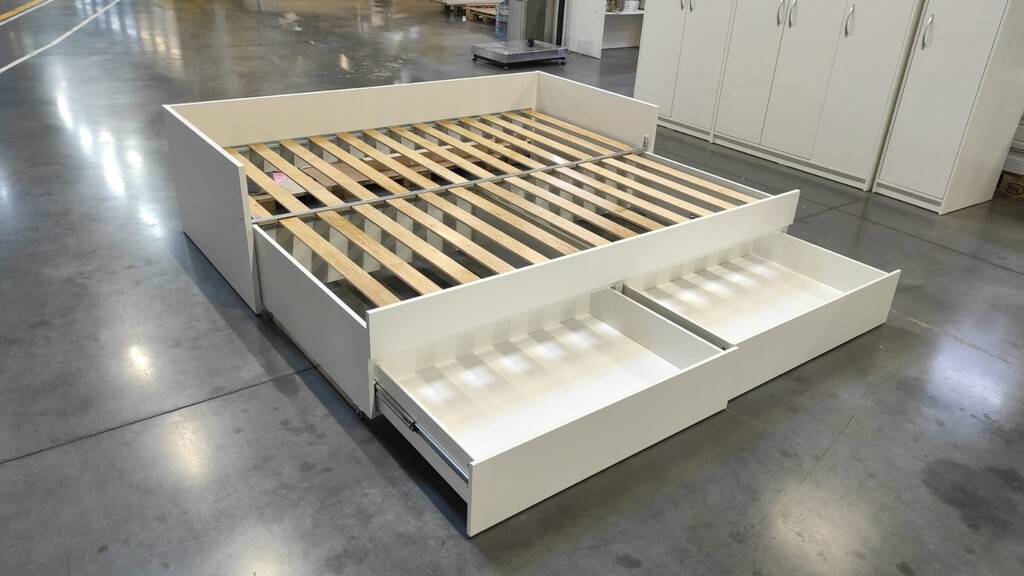 СИРИУС (БРИМНЭС) кровать раздвижная с ящиками 80/90х200 IKEA от ...