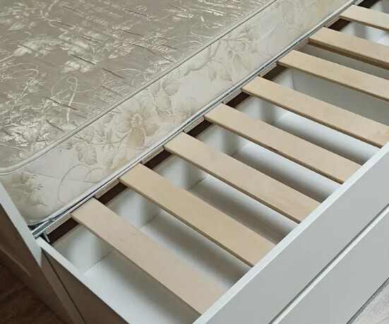 СИРИУС (БРИМНЭС) кровать раздвижная с ящиками 80/90х200 IKEA от ...